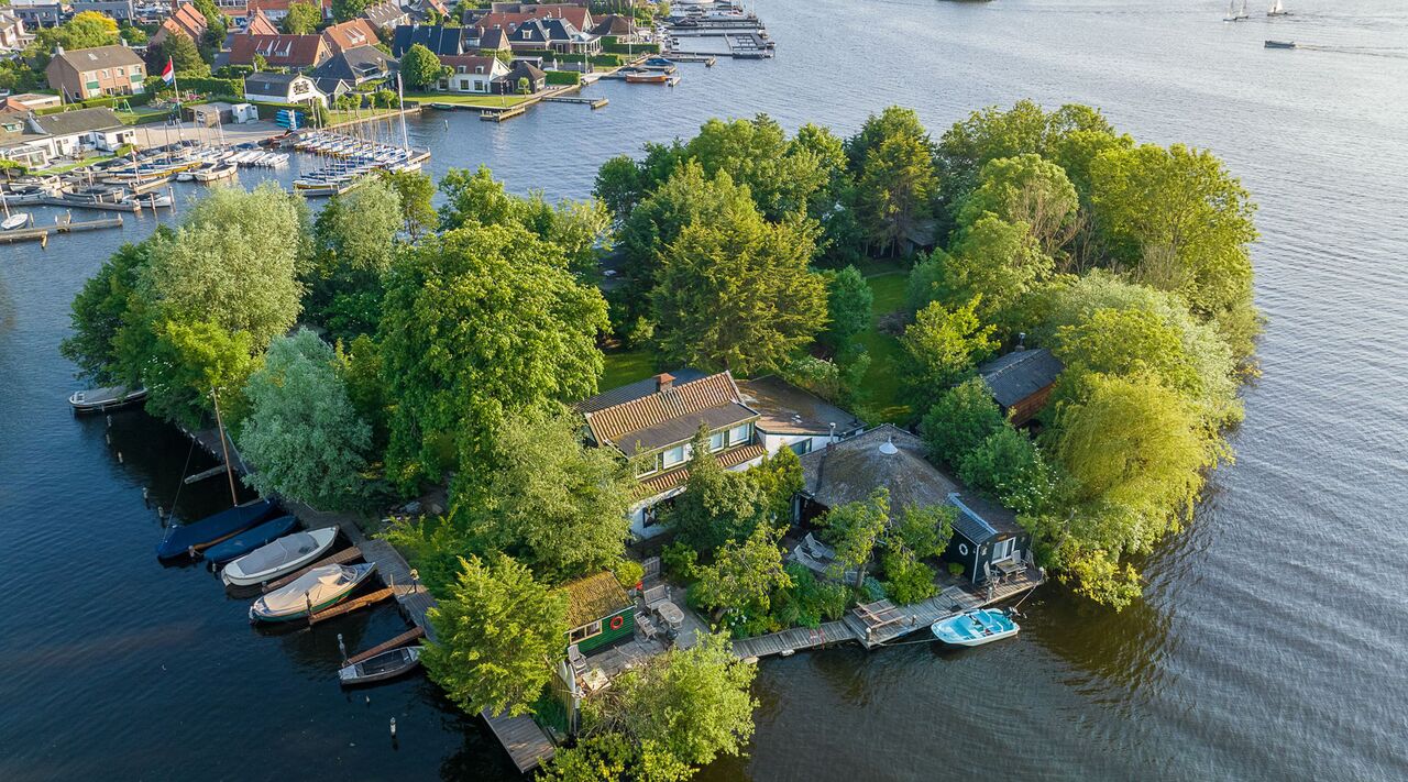 Dit privé-eiland in Nederland staat nu te koop op Funda